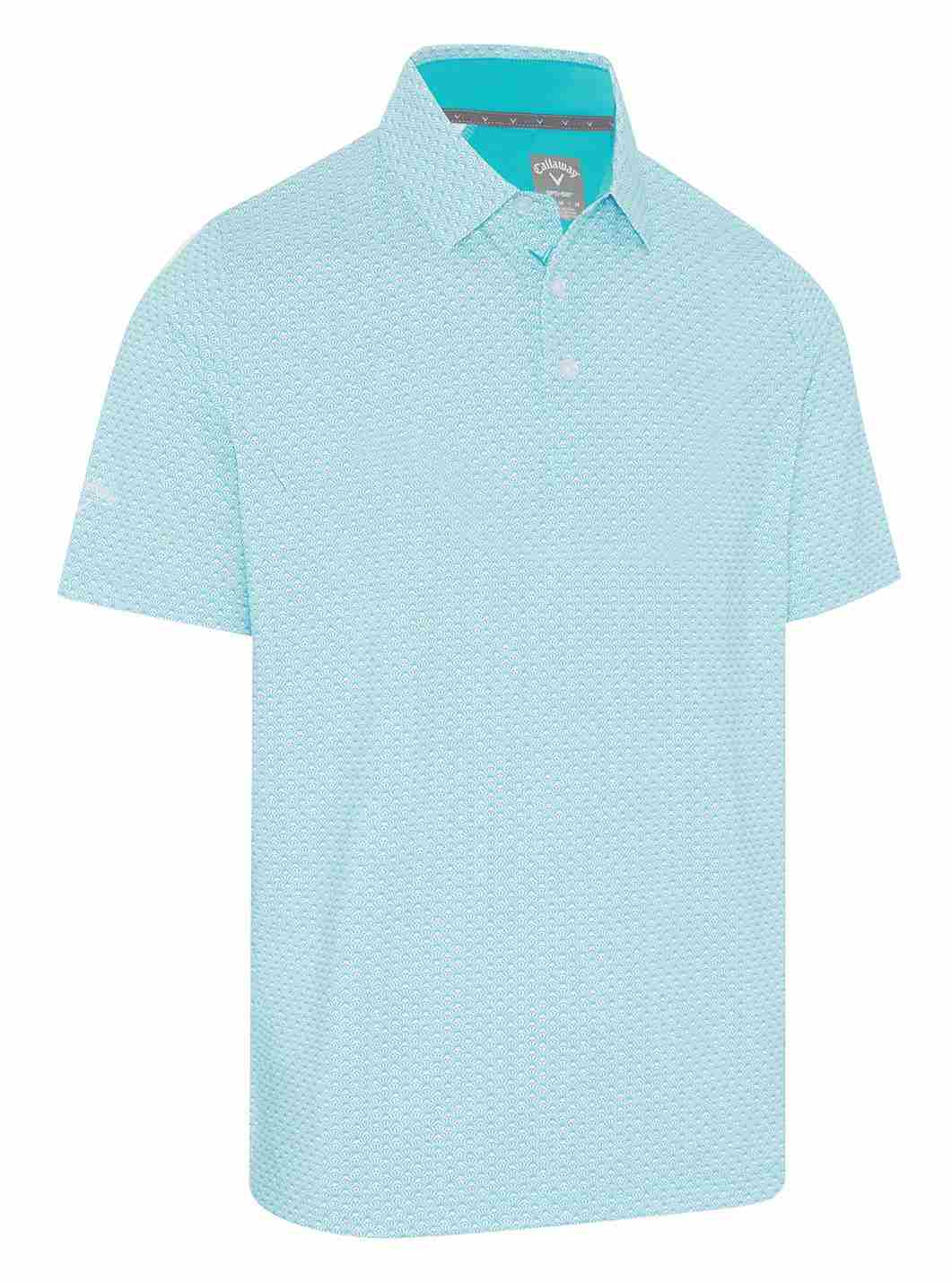 Callaway All Over Trademark pánské polo, scuba blue | Golf pro všechny.cz